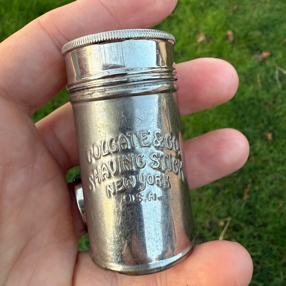 Accents | Vintage Colgate Co Shaving Stick Ny Usa Metal Container Wlid ...